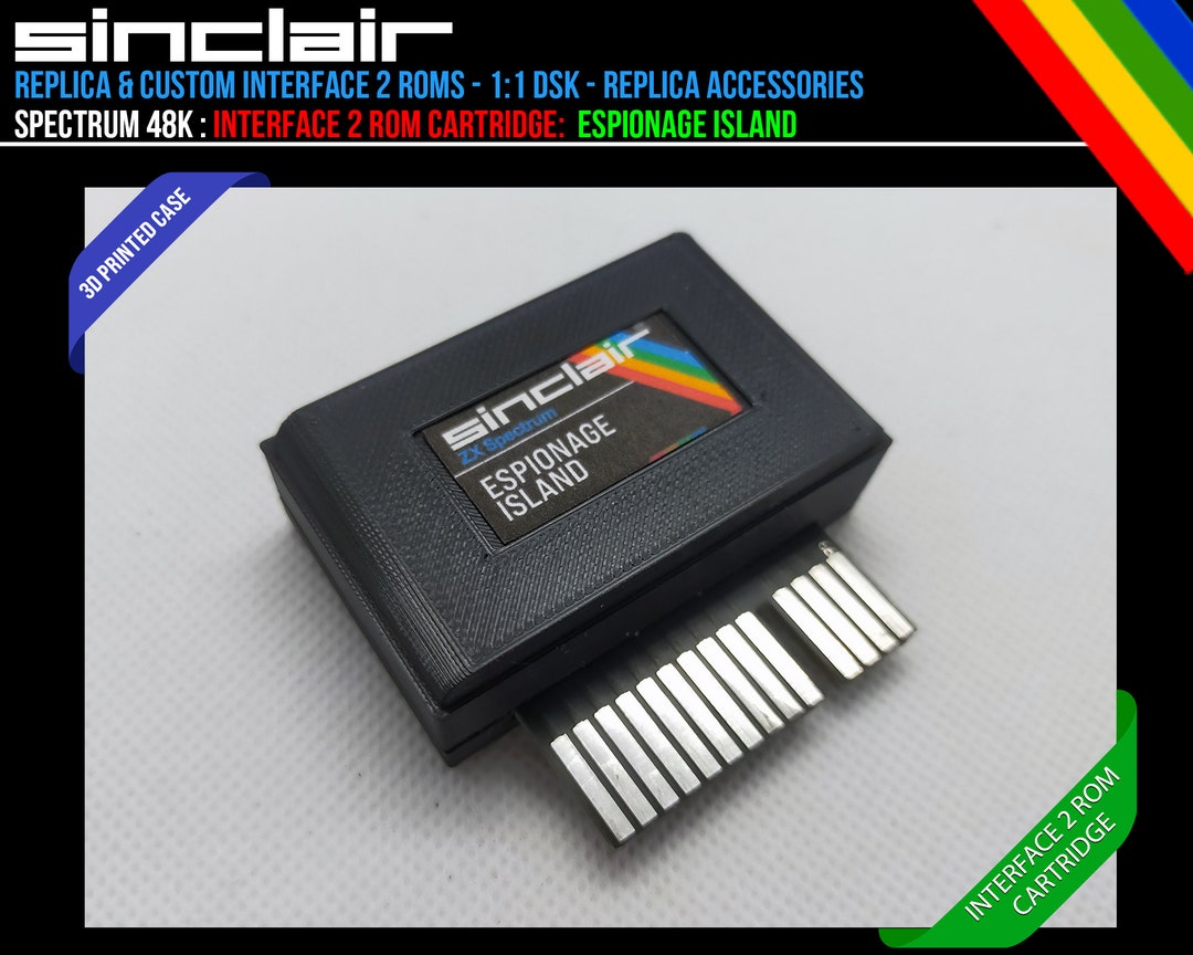 Sinclair ZX Spectrum 48k ROM Cartridge Espionage Island - Etsy.de