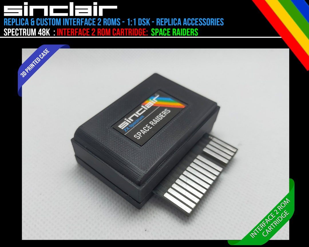 Sinclair ZX Spectrum 48k ROM Cartridge Space Raiders Youtube - Etsy Denmark