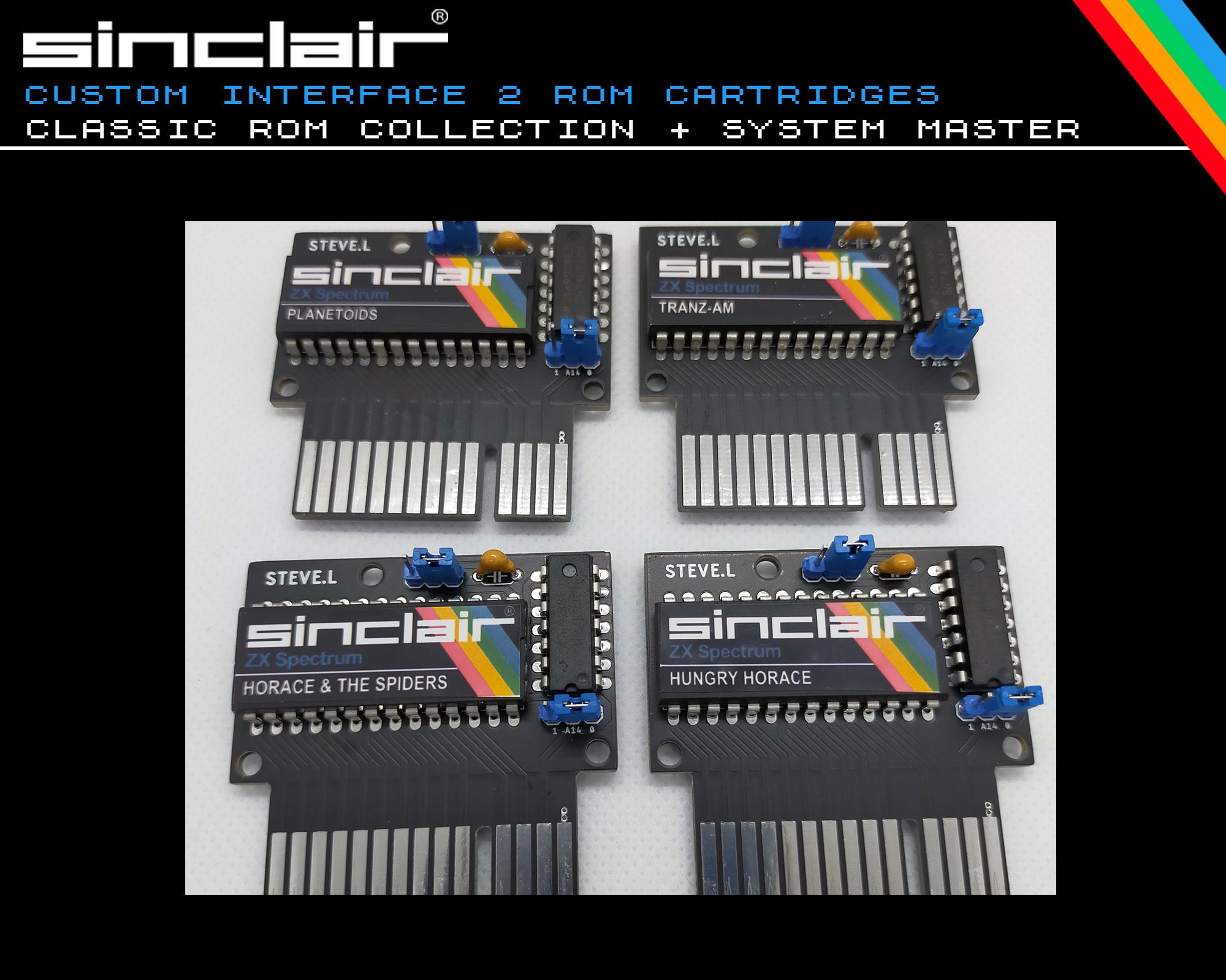 Sinclair ZX Spectrum 48k ROM Cartridge Collection 10 Roms | Etsy