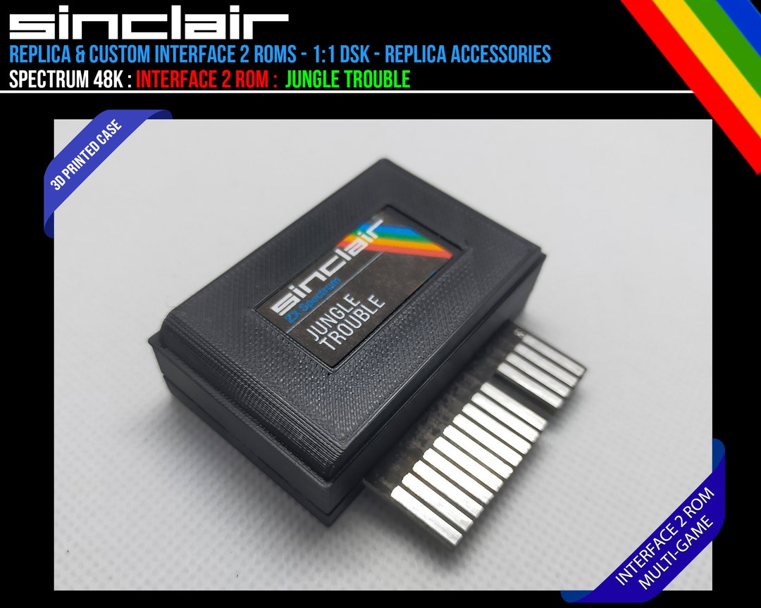 Sinclair Zx Spectrum 48k ROM Cartouche JUNGLE TROUBLE - Etsy France