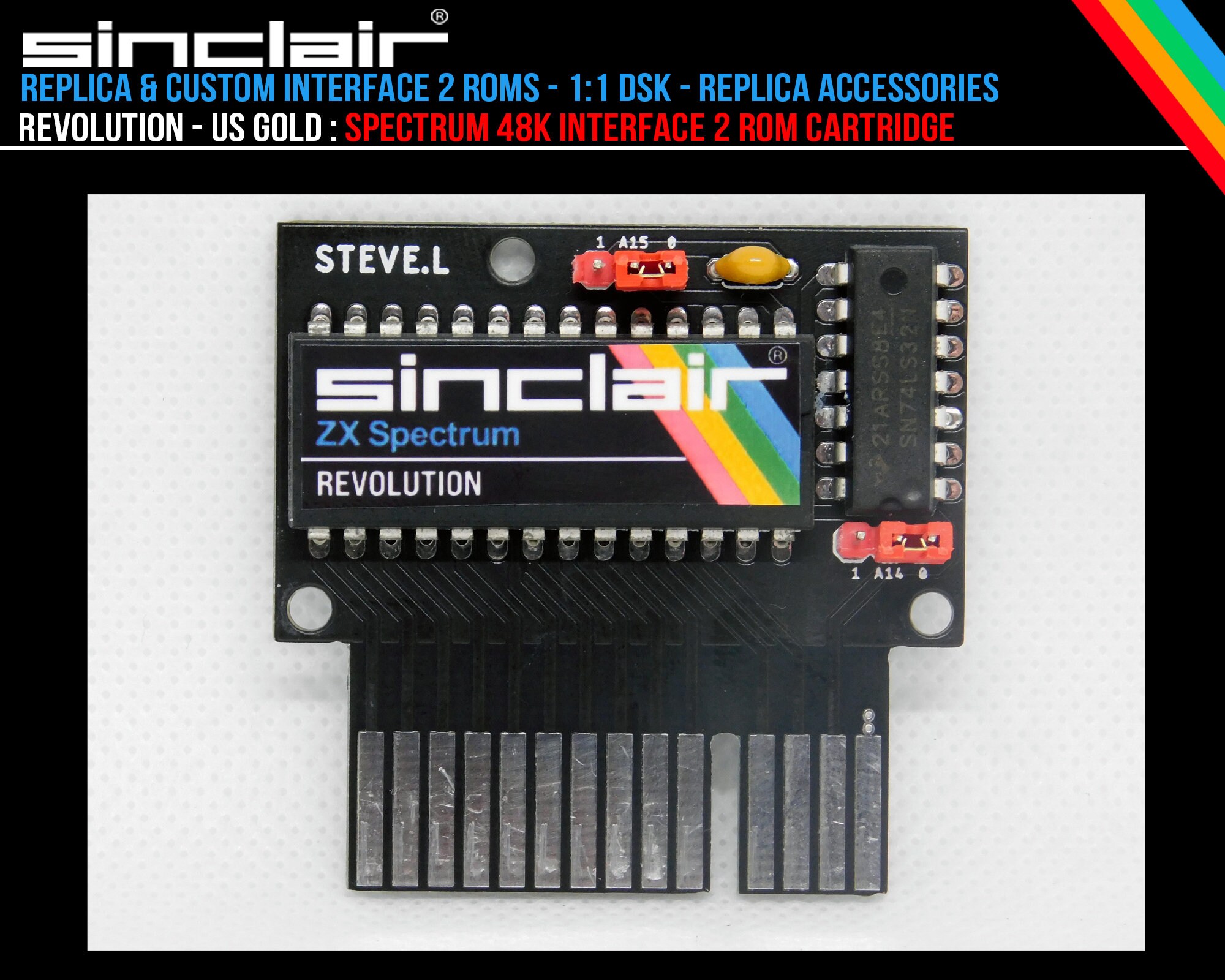 Sinclair ZX Spectrum 48k ROM Cartridge Revolution US Gold | Etsy