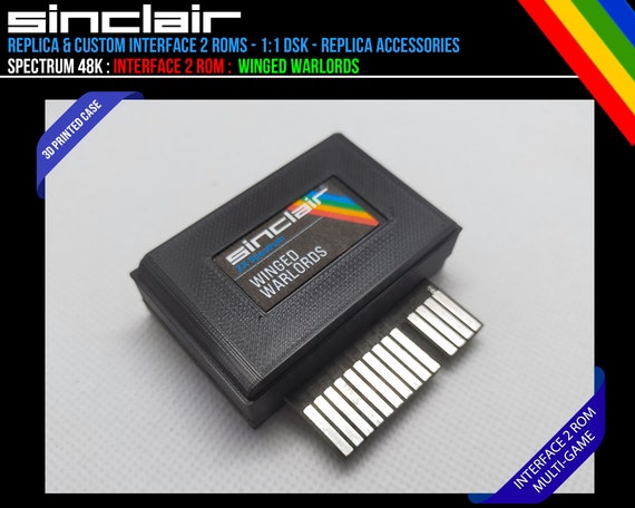 Sinclair Spectrum 48k Interface 2 Rom Cartridge WINGED - Etsy UK