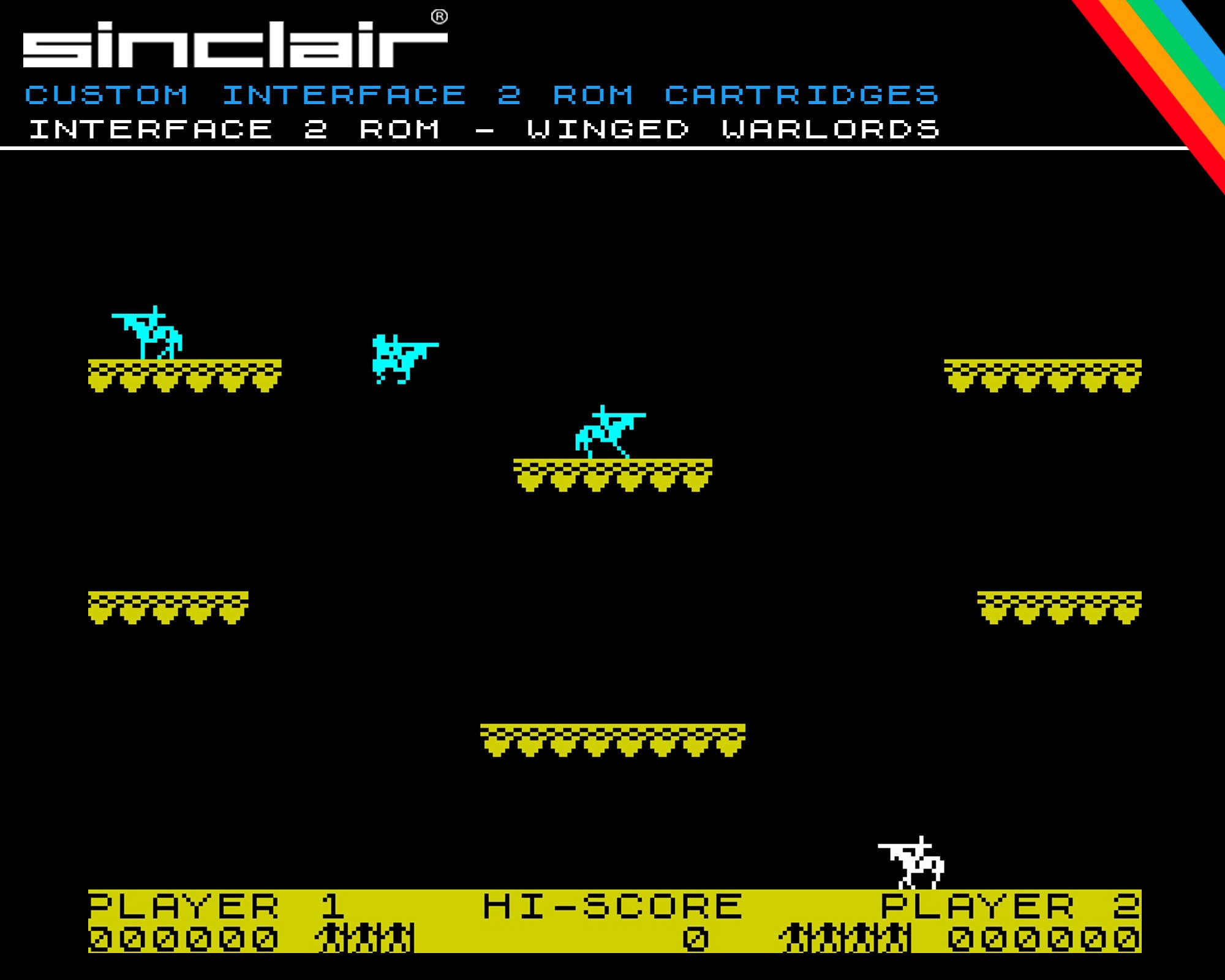 Sinclair Spectrum 48k Interface 2 Rom Cartridge WINGED WARLORDS - Etsy UK