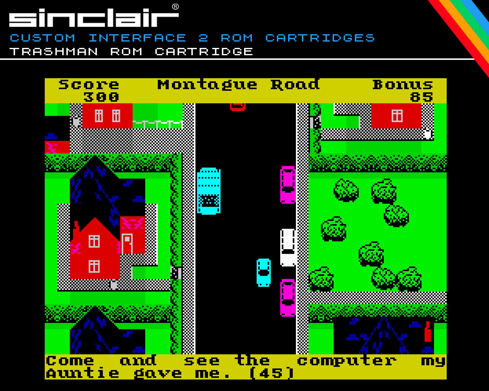 Sinclair ZX Spectrum 48k TRASHMAN ROM Cartridge Youtube Demo - Etsy