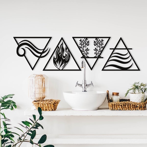 Wall Art 4 Elements - Etsy