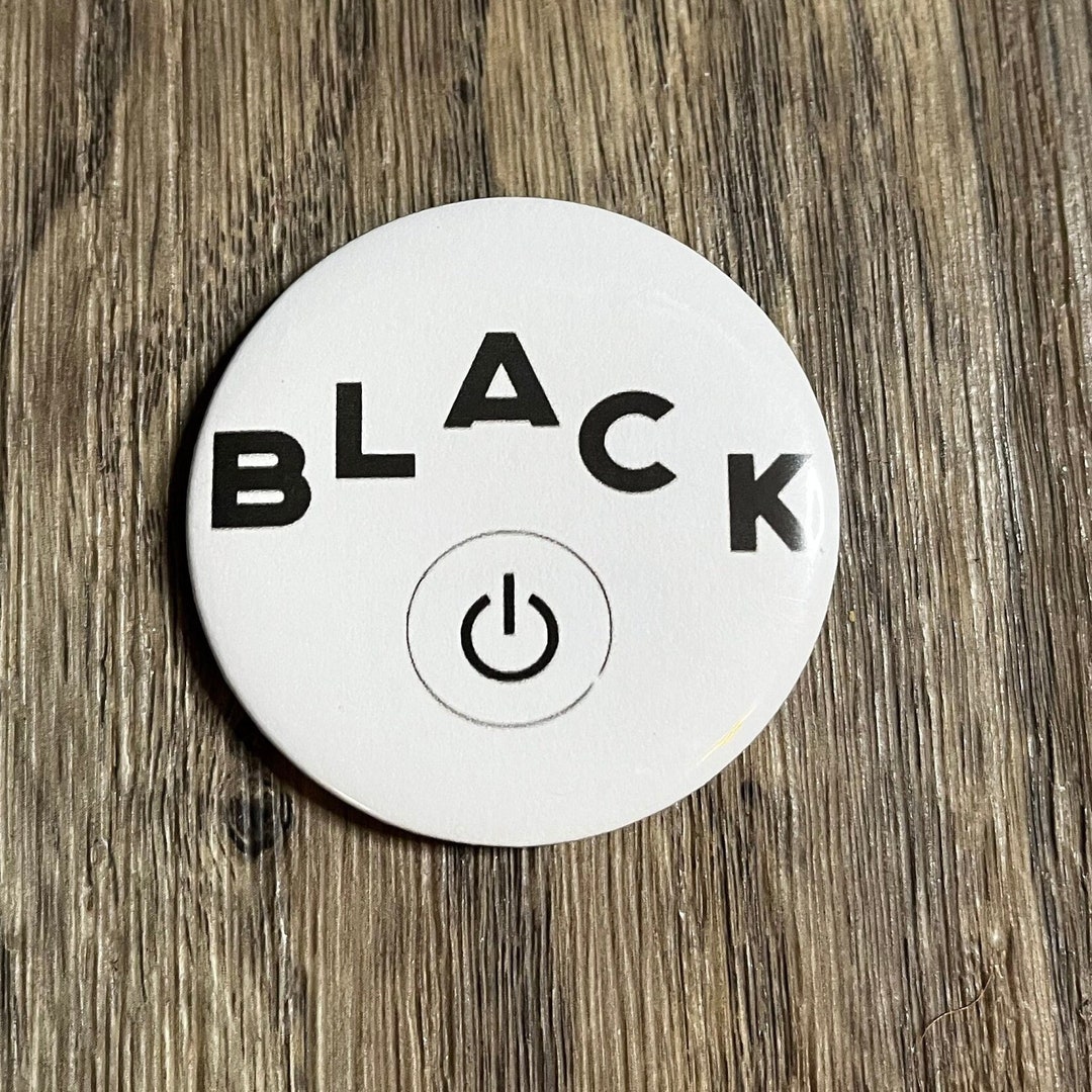 Black Power Buttons - Etsy