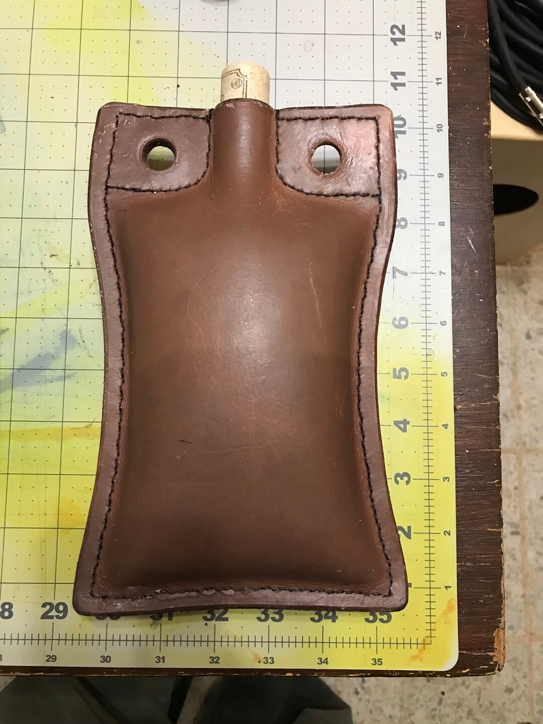 Leather Costrel/bottle - Etsy