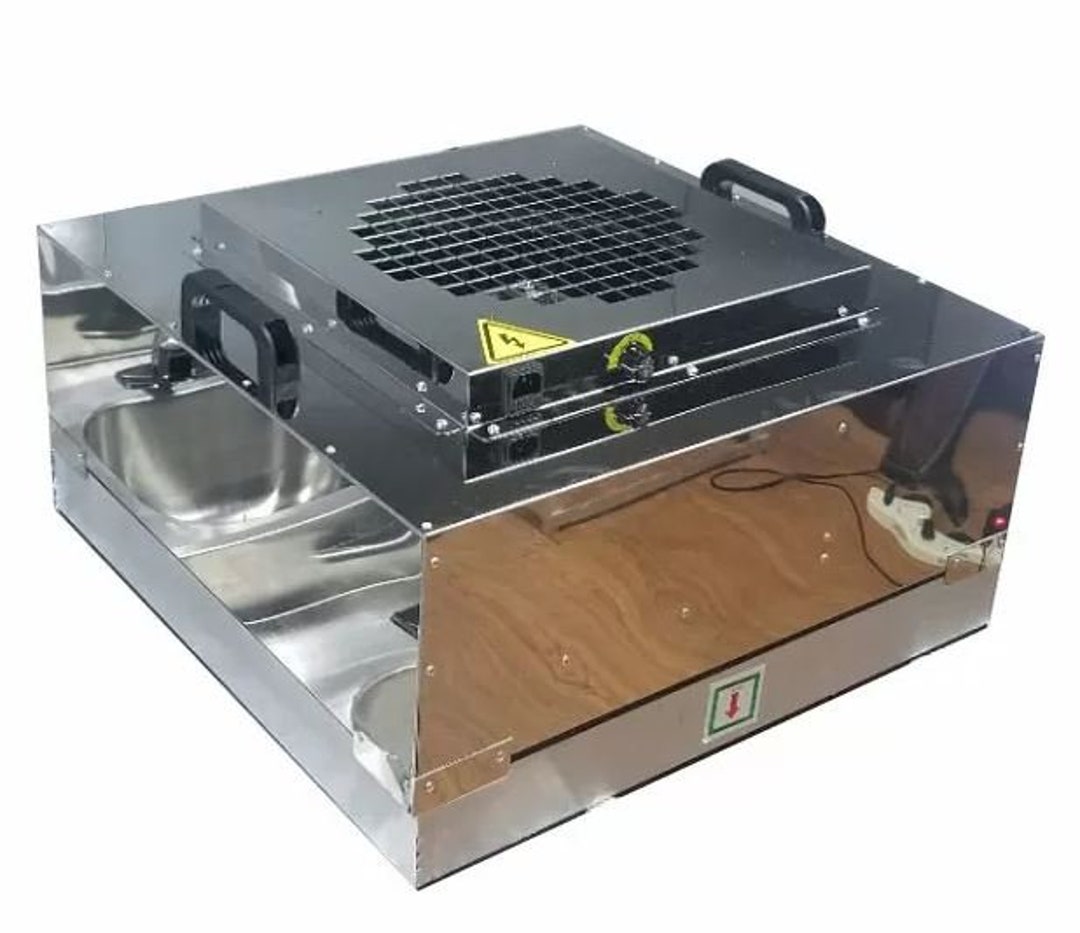 304 Stainless Steel Mini Laminar Flow Hood Lab Grade H14 0.3um HEPA ...