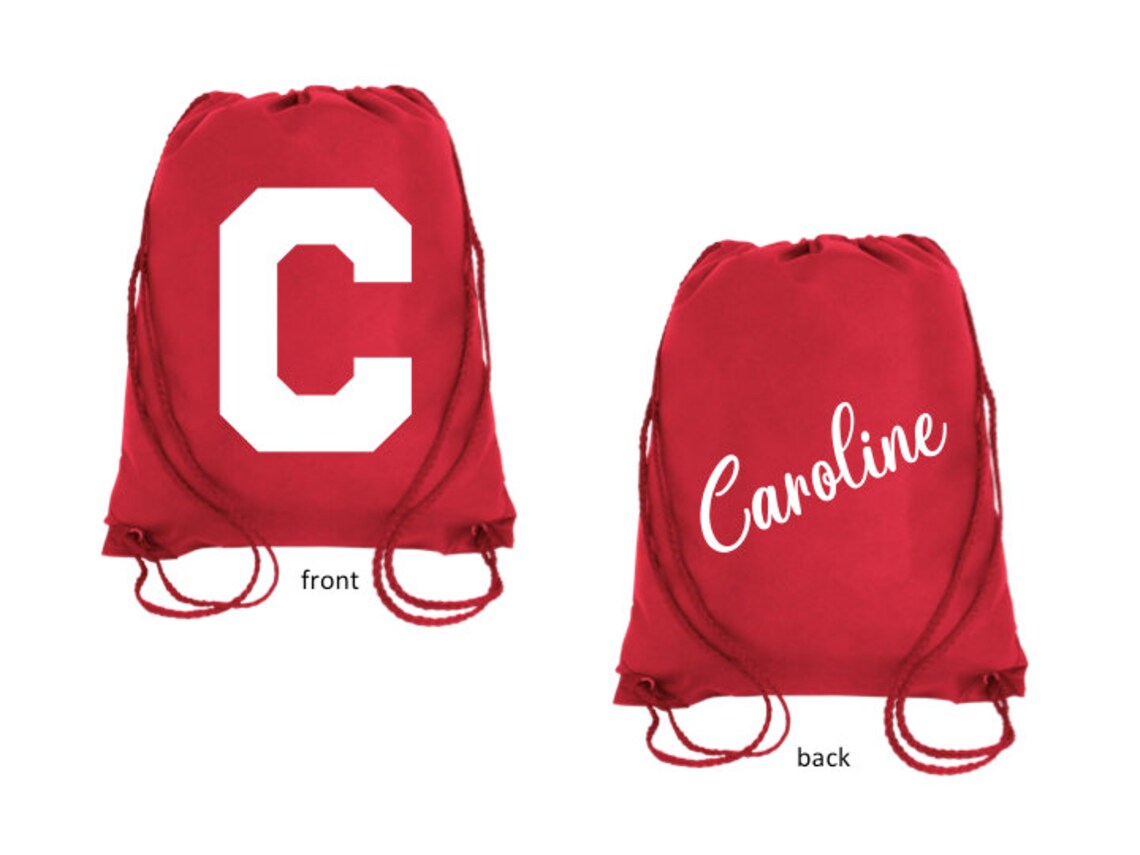 Drawstring Bag Personalized Drawstring Bag Slumber Party | Etsy