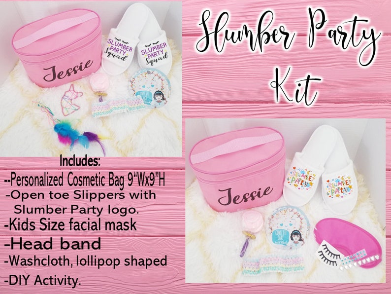 Slumber Party Slumber Party Kit Includes DIY Activity Kids - Etsy