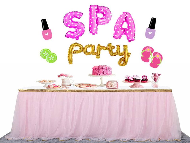 Spa Party Balloons Spa Party Wall Decorations Spa Balloons - Etsy