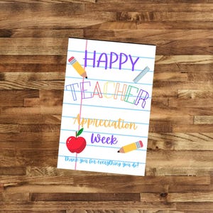 Teacher Appreciation - Etsy