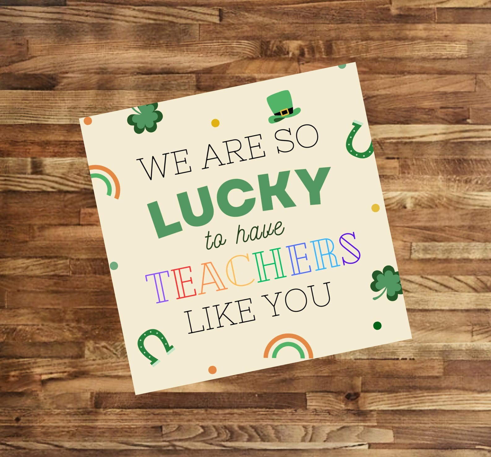Saint Patricks Day Teacher Appreciation - Etsy