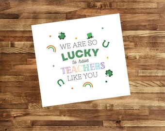 Saint Patrick's Day Teacher Appreciation - Etsy