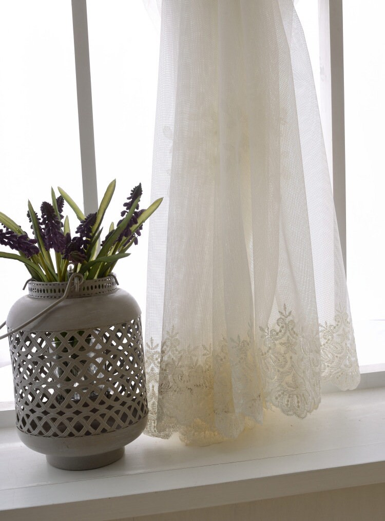 Little Princess Snow White Lovely Pattern Embroidery Sheer - Etsy