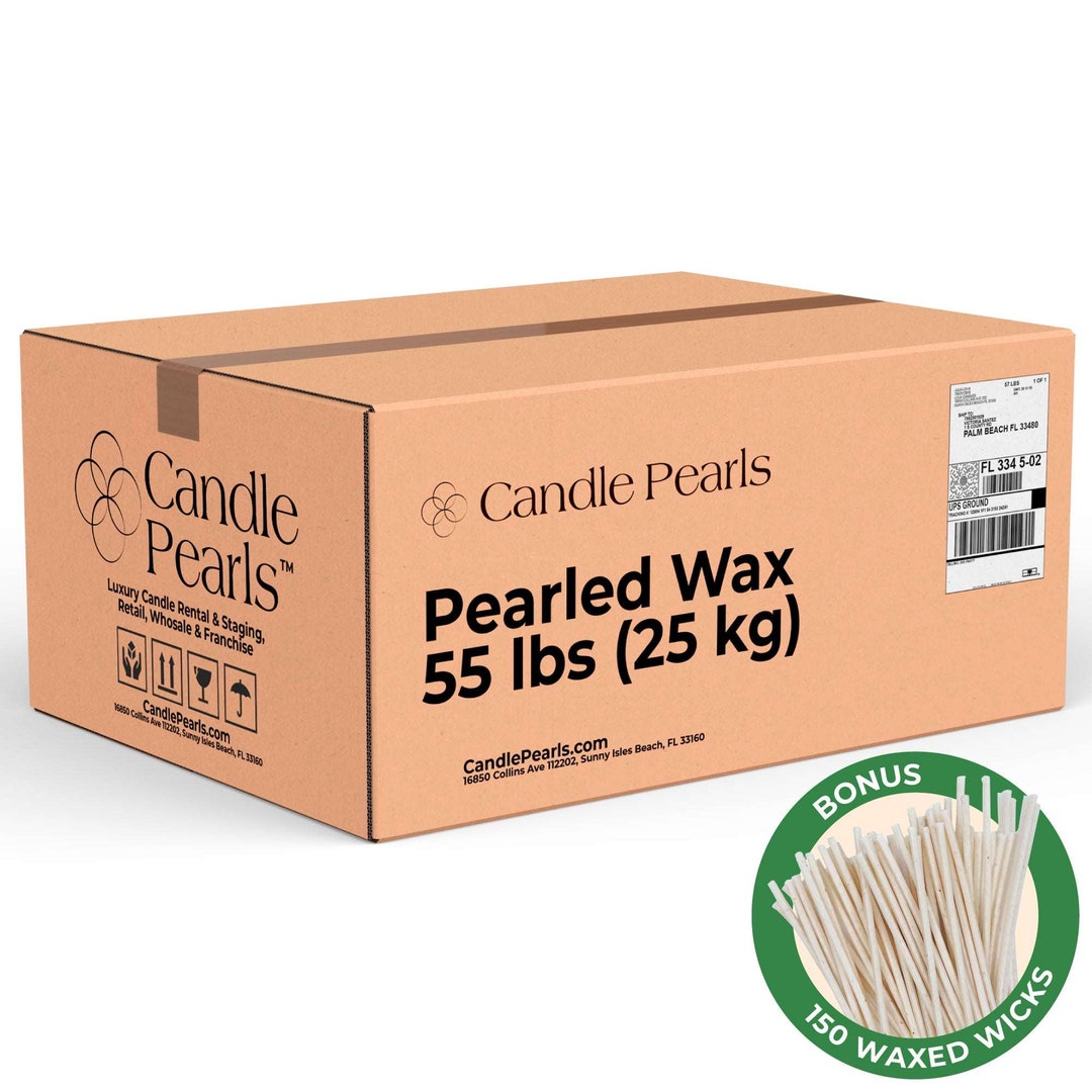Pearled Wax 55 Lbs (25kg) Candle Powder Sand Wax Candle Sand Candles ...