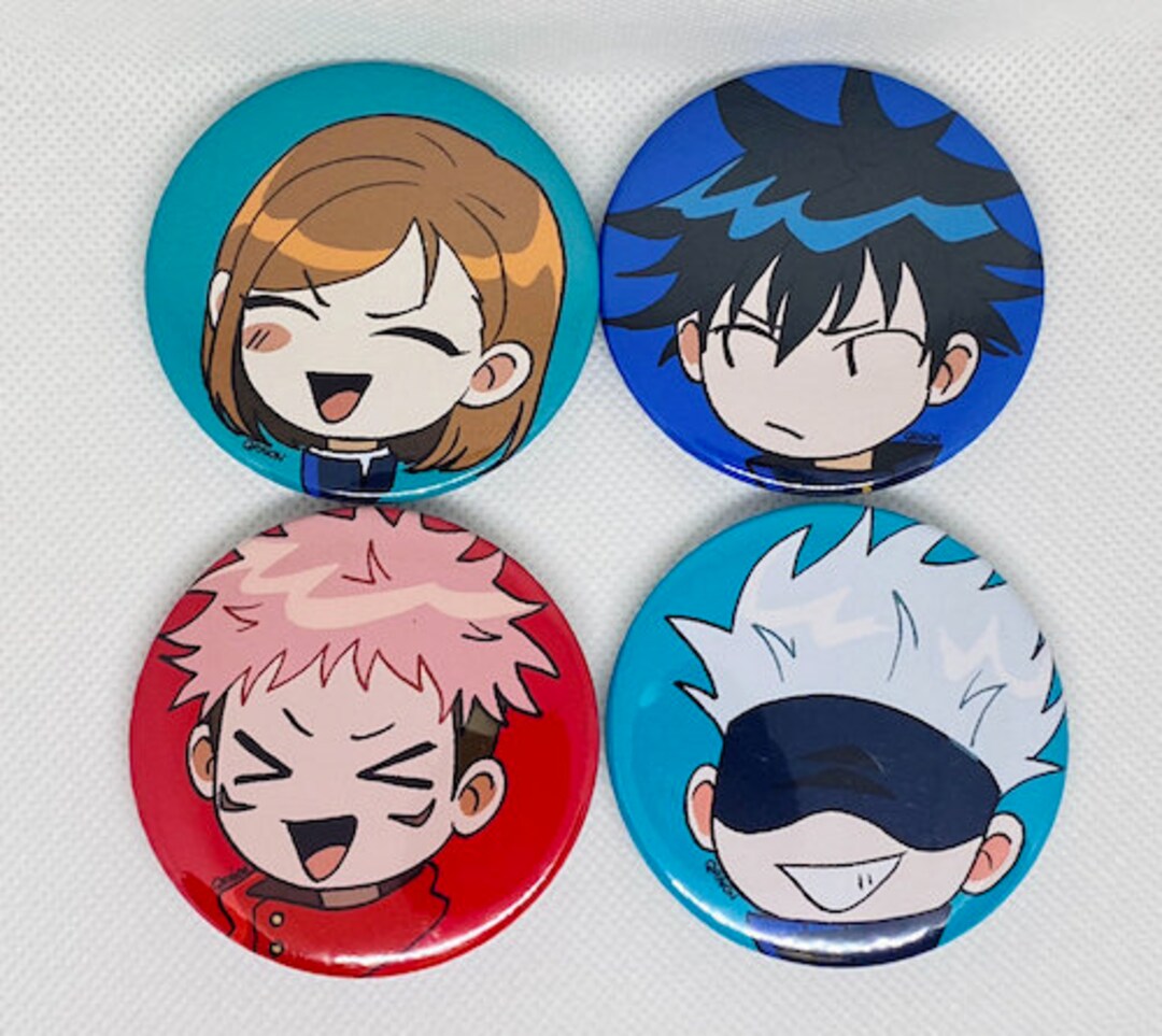 Jujutsu Kaisen Buttons - Etsy