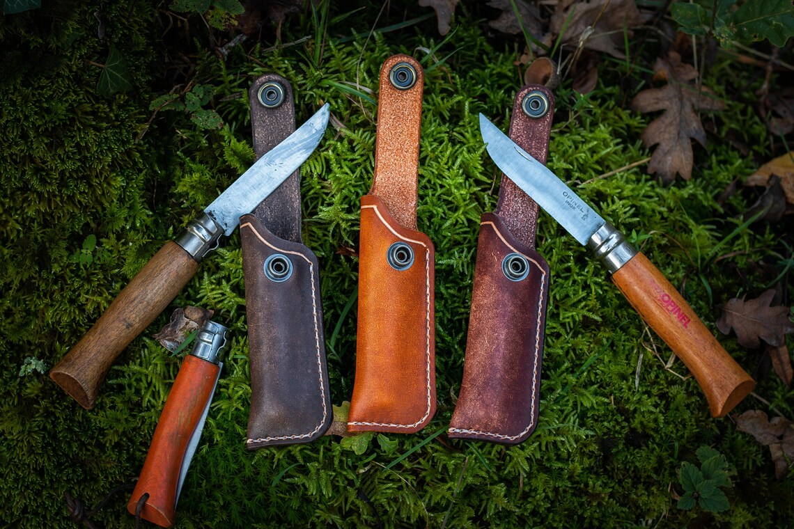 Leather Sheath for Opinel No.8 and No.7 / Case for Opinel / - Etsy