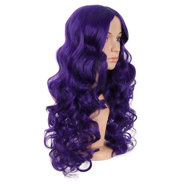 Purple Wig - Etsy