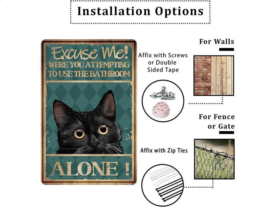 Funny OCD Metal Sign: Rustic Cubicle Wall Art, Made in USA - Etsy
