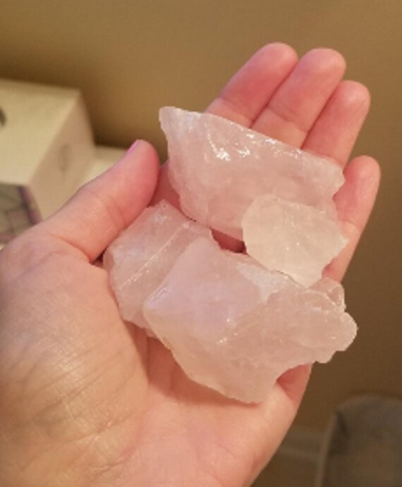 Rose Quartz Rough Stones Large 1 Natural Raw Stones | Etsy