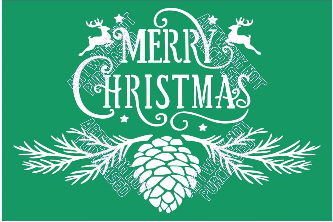 Merry Christmas Digital Download Files for All Your Holiday - Etsy