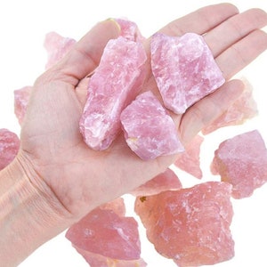Rose Quartz Rough Stones Large 1 Natural Raw Stones 1 Lb Bulk Wicca ...