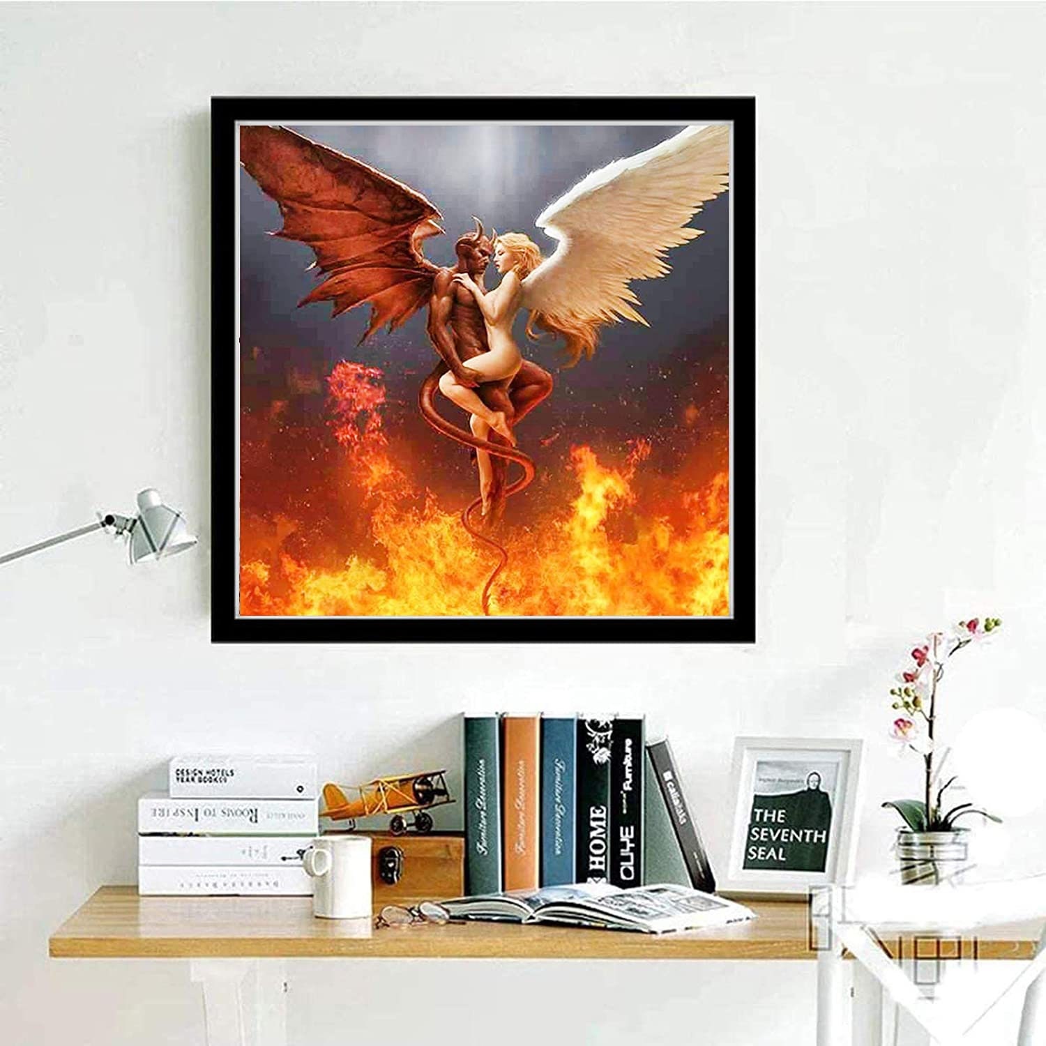 Angel And Devil Painting