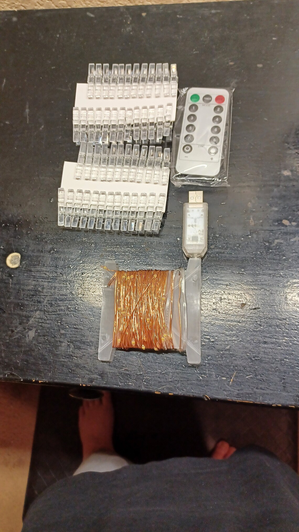 LED Fairy String Lights 33 Ft With 100 Lights & 50 Photo Clips - Etsy