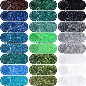 Fine Glitter: 45 Color Set, Nail Art, Eyeshadow Pigment - Etsy