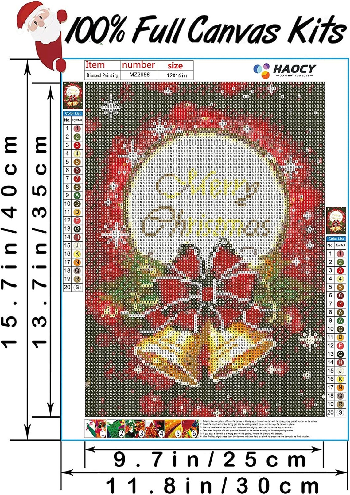 Merry Christmas Diamond Painting Kits Christmas Diamond Art - Etsy