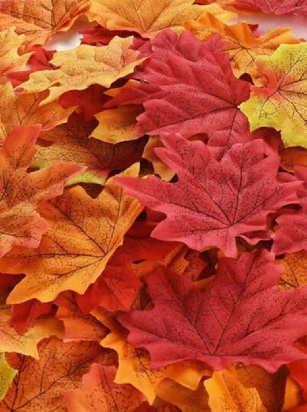 250 Fake Maple Leaves: Fall & Christmas DIY Decor - Etsy