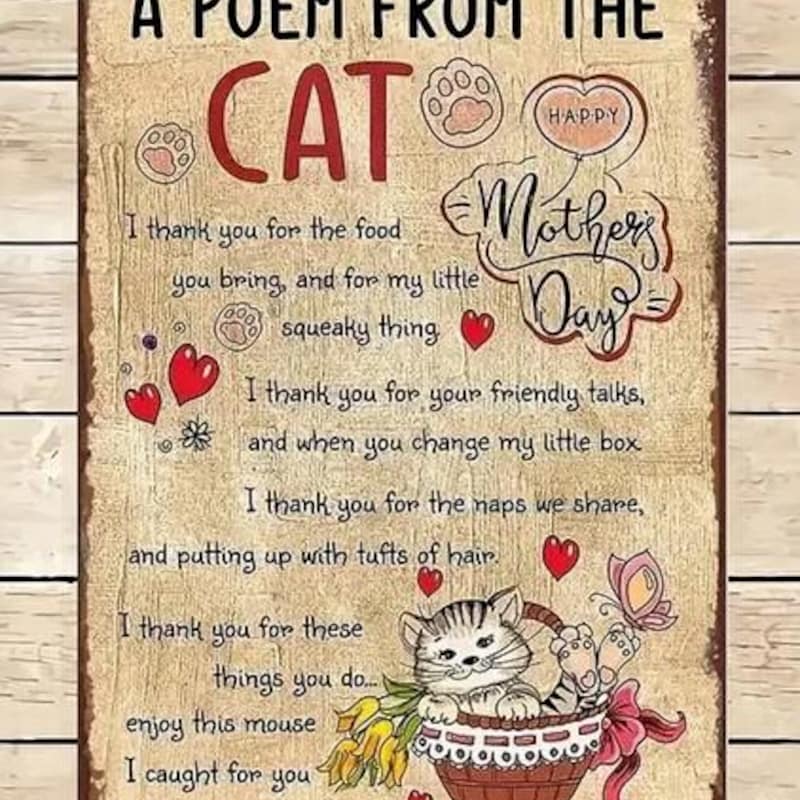 Cat Poems - Etsy