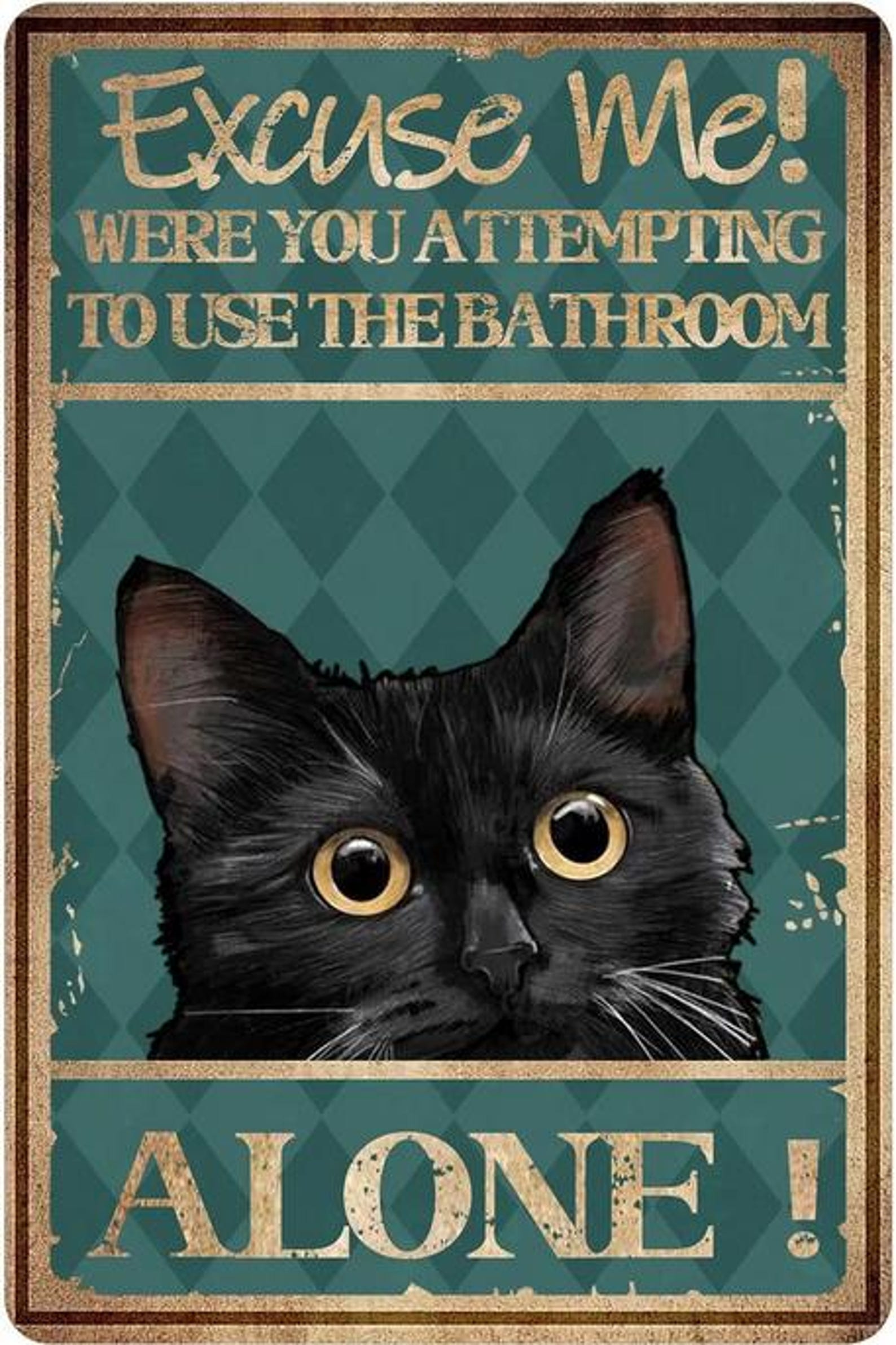 Funny OCD Metal Sign: Rustic Cubicle Wall Art, Made in USA - Etsy
