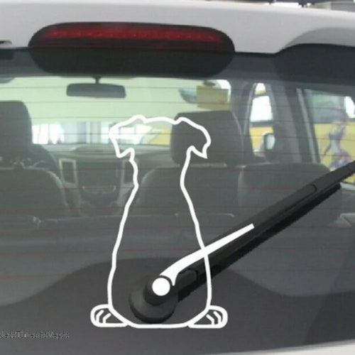 Dog Wagging Tail Rear Wiper SVG Sticker Cut File Car Window - Etsy