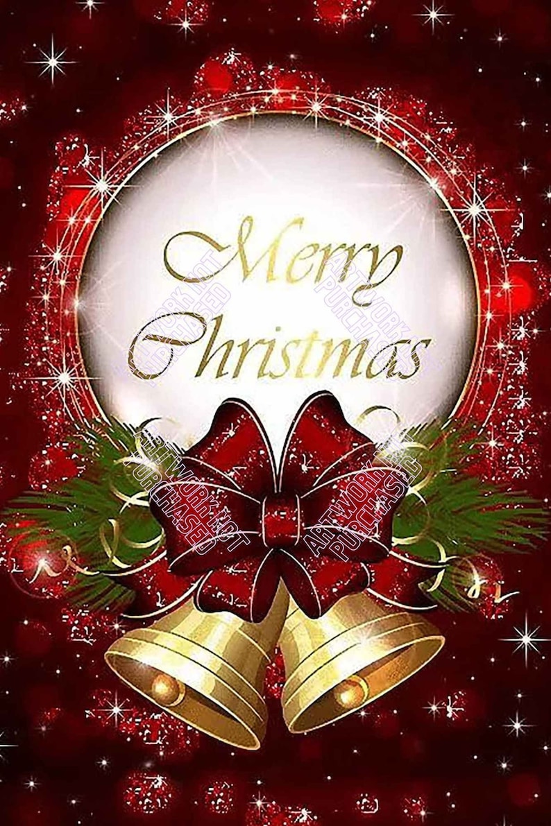 Merry Christmas Diamond Painting Kits Christmas Diamond Art - Etsy