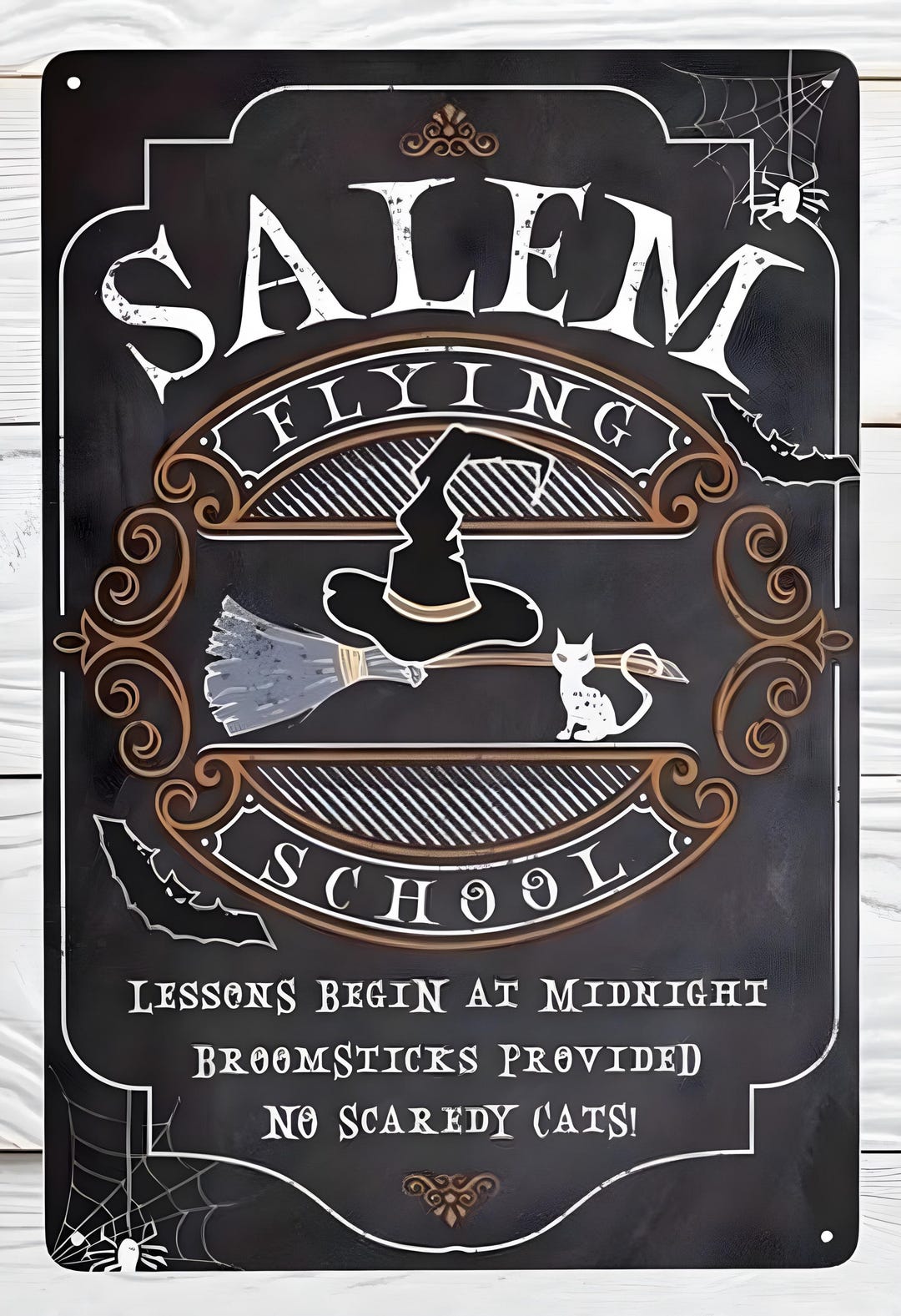 Witches of Salem Metal Sign: Whimsigoth Halloween Decor - Etsy