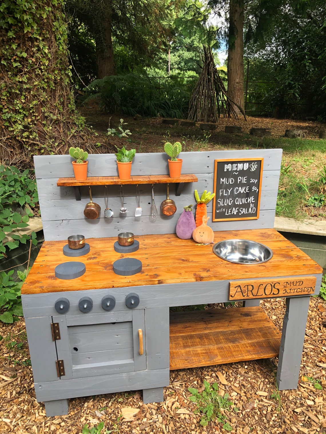 Personalised Rustic Mud Kitchen Sign | Etsy