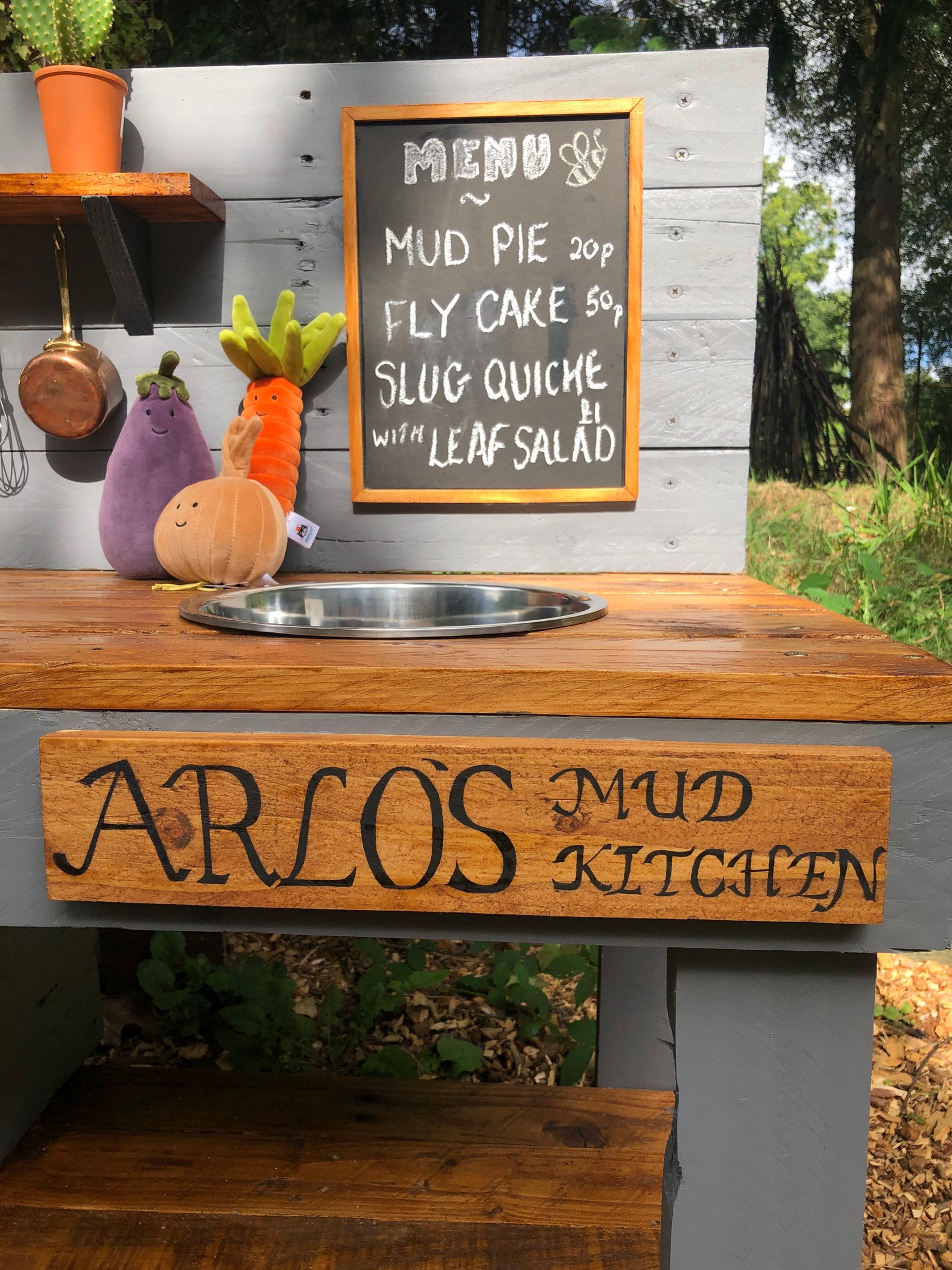 Personalised Rustic Mud Kitchen Sign | Etsy