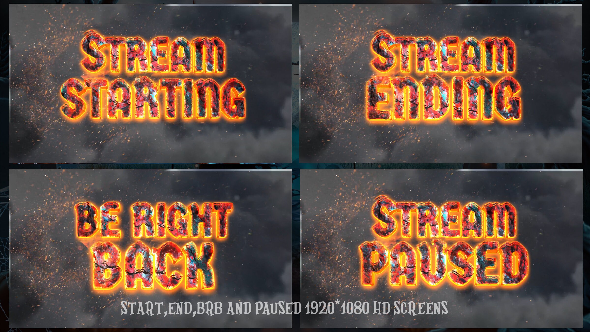 Animated Twitch Fire Overlay House of the Dragon Scenes Alerts Facecam ...