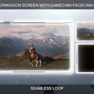Twitch Overlay - Animated Webcam Facecam Gamecam Overlay Live ...