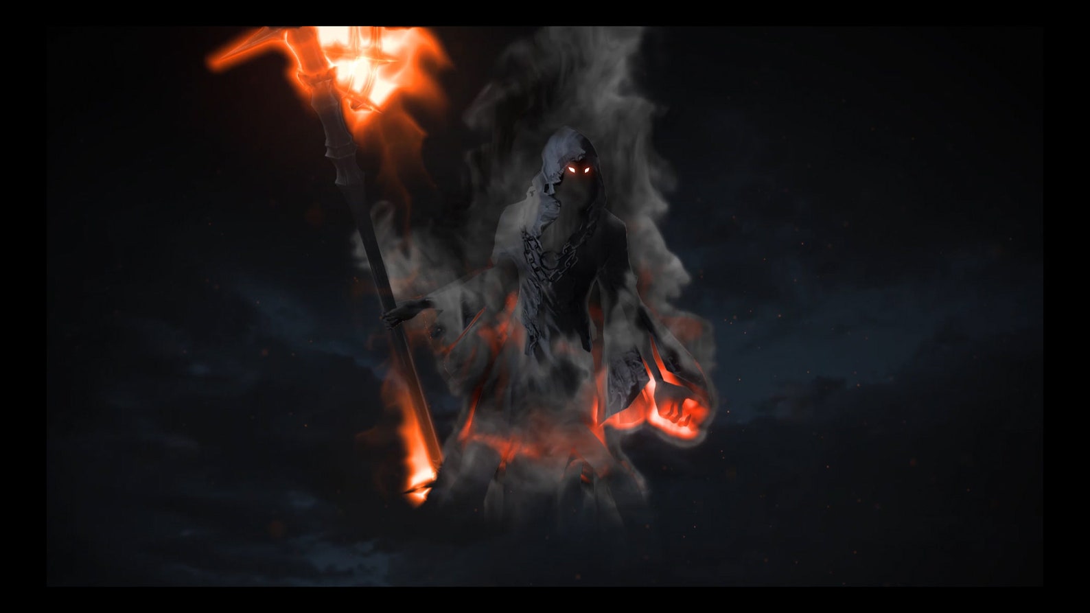 Animated Fire Horror Dark Reaper Stream Overlays and Scenes Pack for ...
