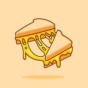 Dripping Cheese Sandwich Emotes Animated for Discord, Twitch, Youtube ...
