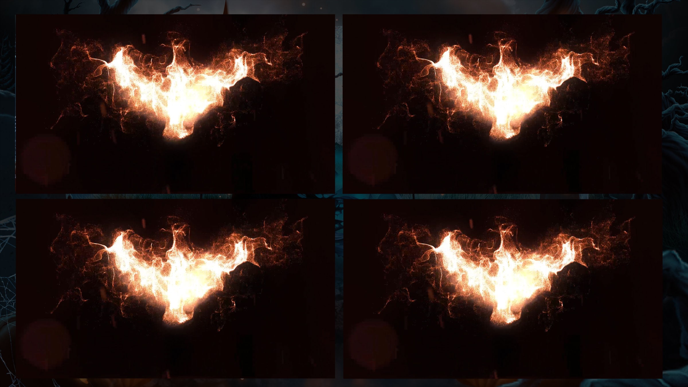 Animated Twitch Fire Overlay Fire Phoenix Stream Pack Scenes Alerts ...