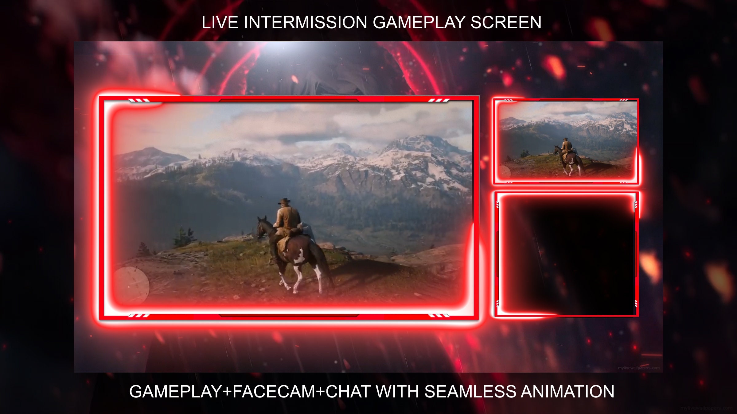 Twitch Overlay Animated Webcam Facecam Gamecam Overlay - Etsy