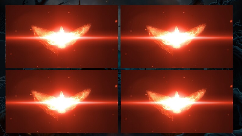 Animated Twitch Fire Overlay Fire Phoenix Stream Pack Scenes Alerts ...