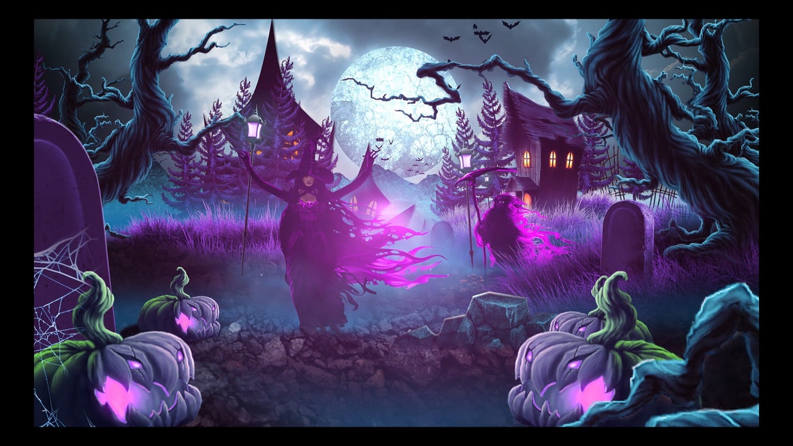 Animated Twitch Overlay Horror Stream Pack Scenes Alerts - Etsy