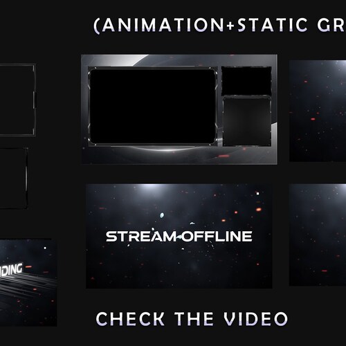 Animated 90s Retro Overlay Twitch Package Instant Download / - Etsy