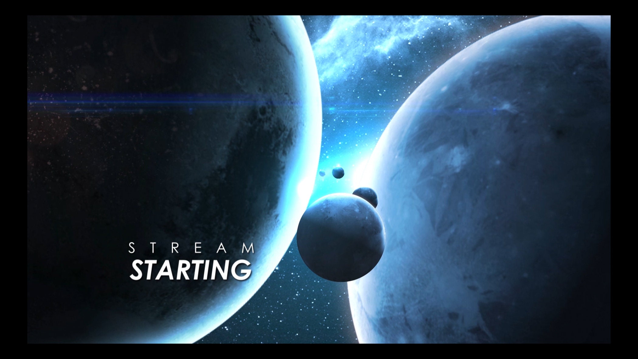 Animated Twitch Overlay Space Planet Stream Pack - Etsy