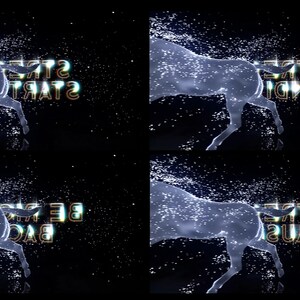 Horse Mare Stream Package Overlay | Black & White | Panels | Webcam ...